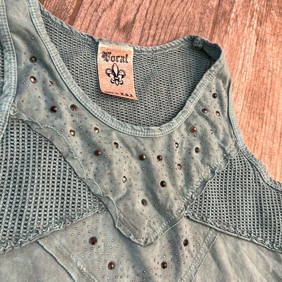 Tops | Vocal Rhinestone Tank | Poshmark